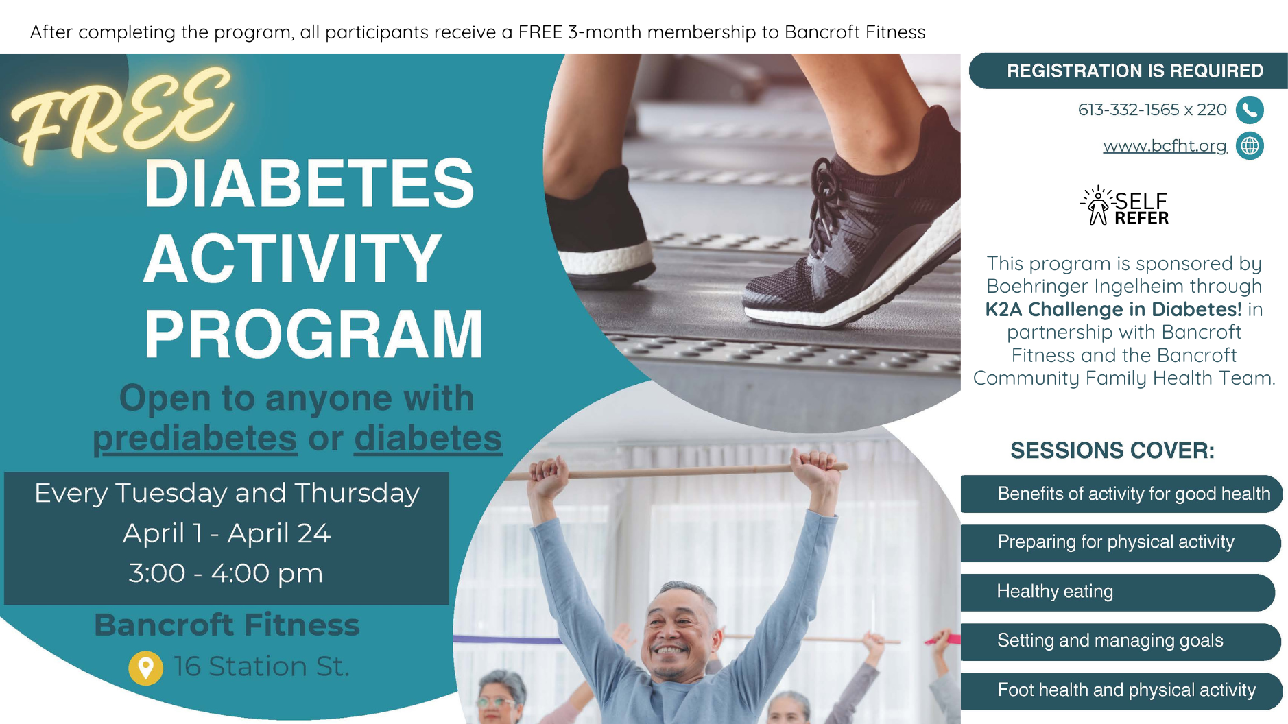 Diabetes Activity Program – Bancroft Community Family Health Team